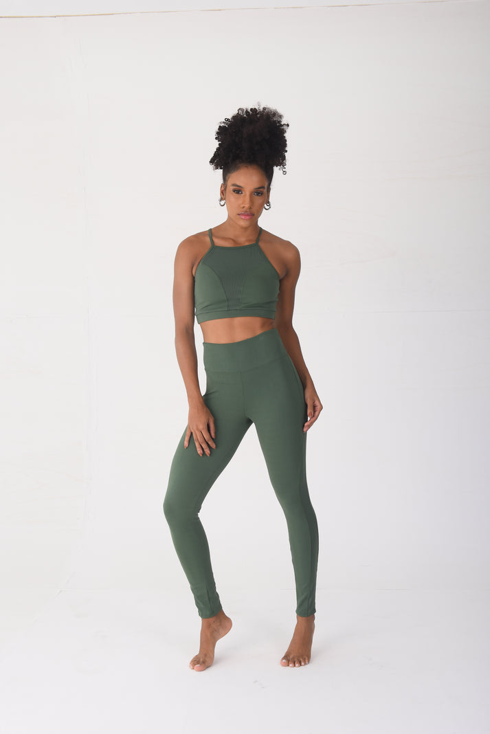 Olive Mesh Legging – Cloud9ine Activewear